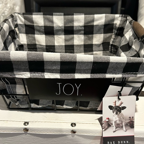 Rae Dunn | Storage & Organization | Rae Dunn Joy Christmas Basket ...